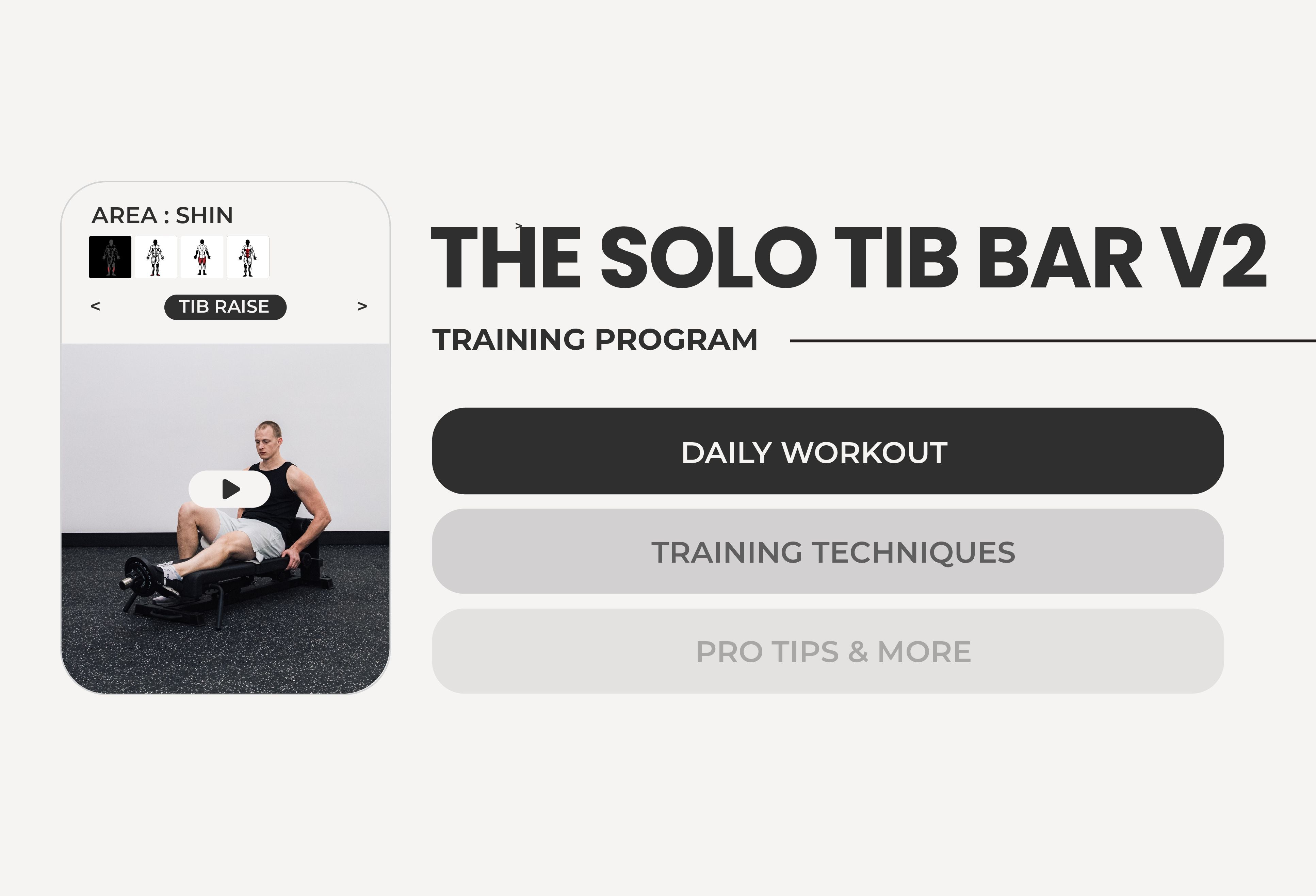 The Solo Tib Bar V2 Complete Workout – The Tib Bar Guy
