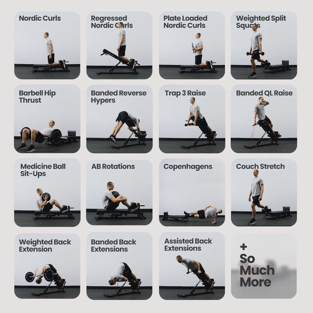 NEW: Nordic Back Extension Machine V3 | Ultimate Home Gym Machine – The ...