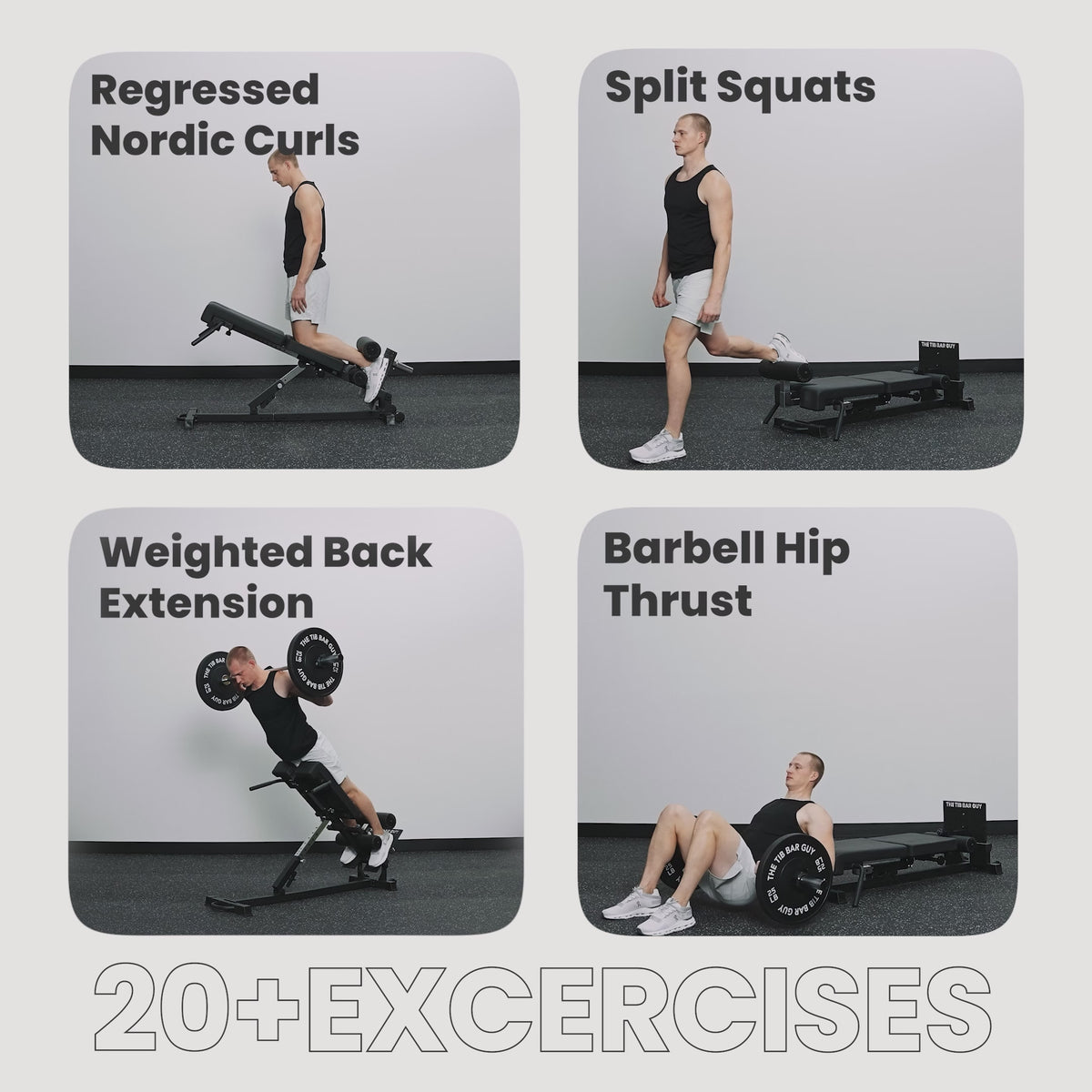 Back Extension Machine V2 | Nordic Bench, Hip Thrust Machine & More ...